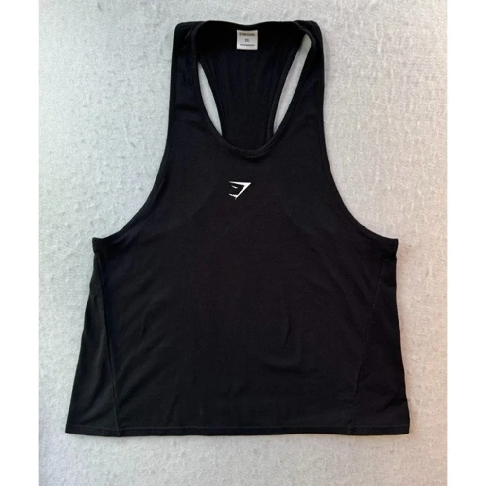 Gymshark | Shirts | Gymshark Critical Stringer 2 Tank Top Black Muscle ...
